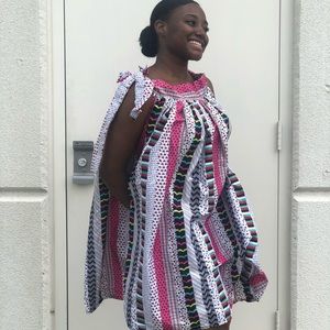 veroex | Dresses | African Ankara Women Off The Shoulder Free Gown ...